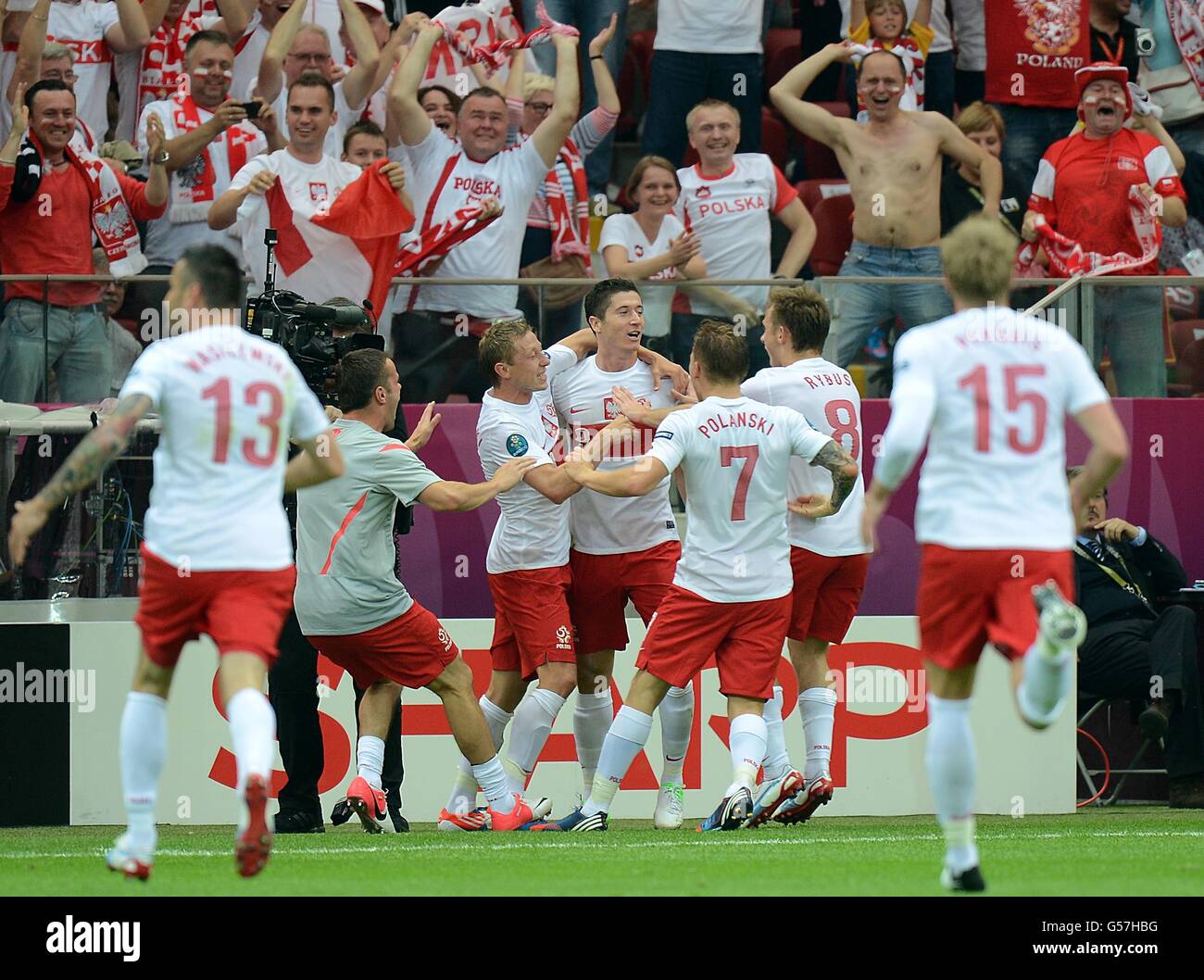 Lewandowski uefa 2012 poland hi-res stock photography and images - Alamy