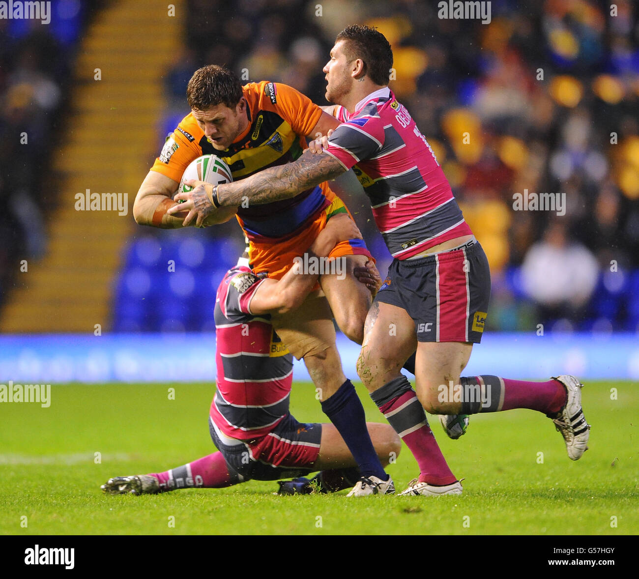 Rugby League - Stobart Super League - Warrington Wolves v Leeds Rhinos ...