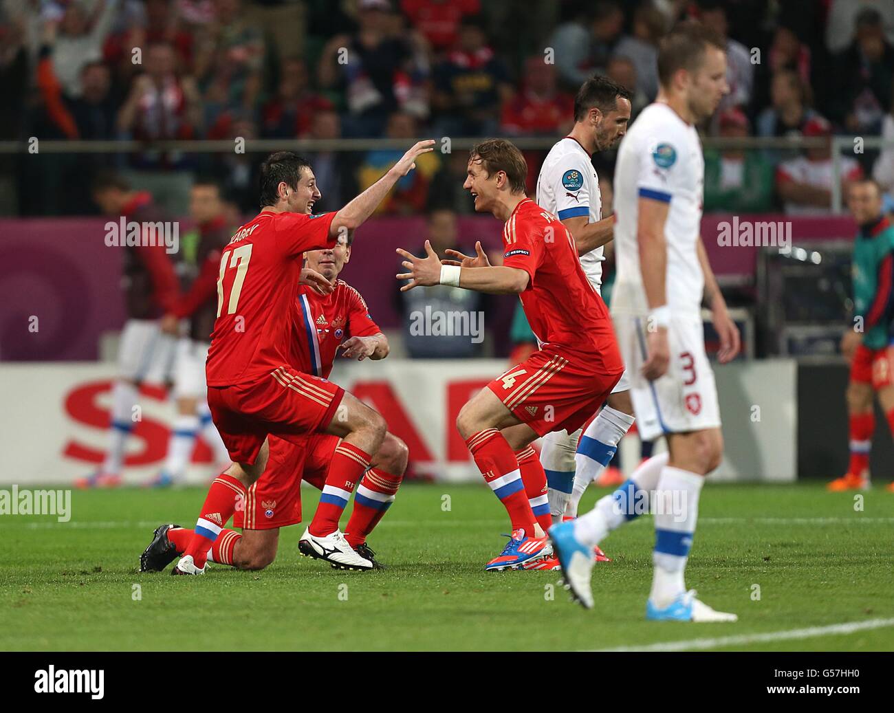 Soccer - UEFA Euro 2012 - Group A - Russia v Czech Republic - Municipal ...