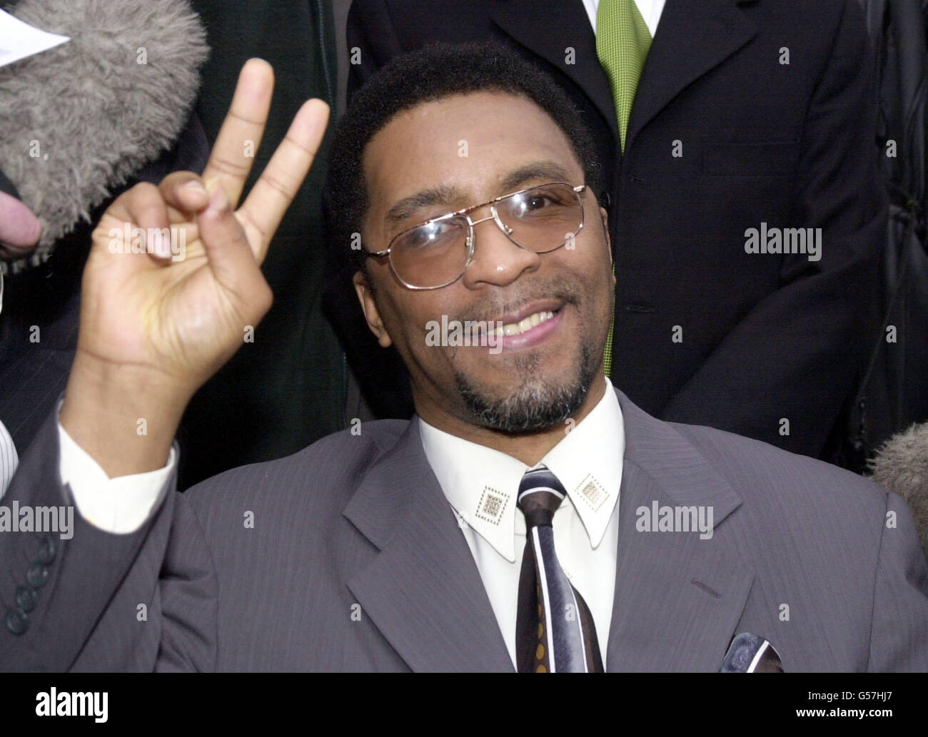Boxer Watson leaves court Stock Photo - Alamy