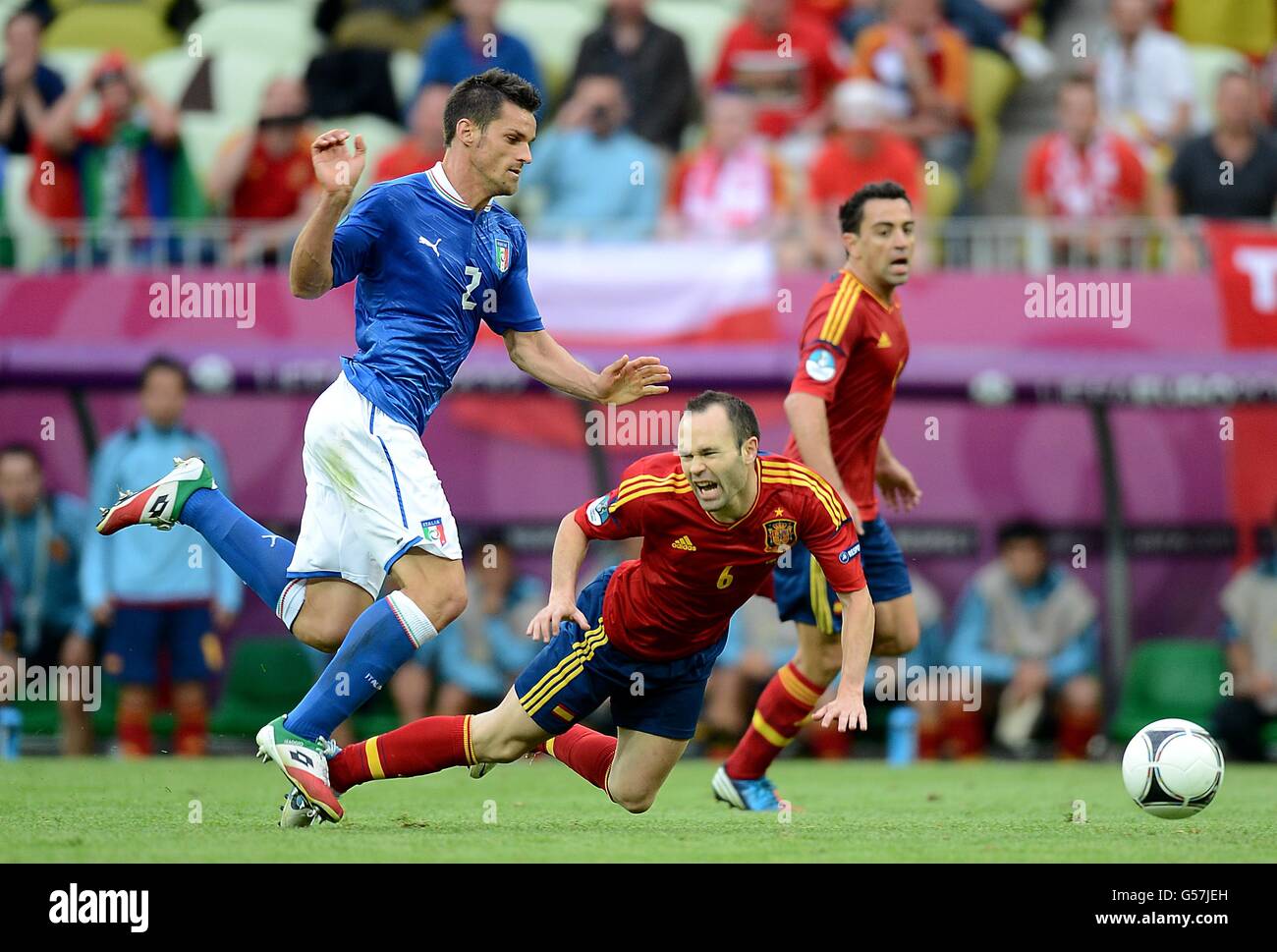Uefa euro 2012 iniesta hi-res stock photography and images - Alamy