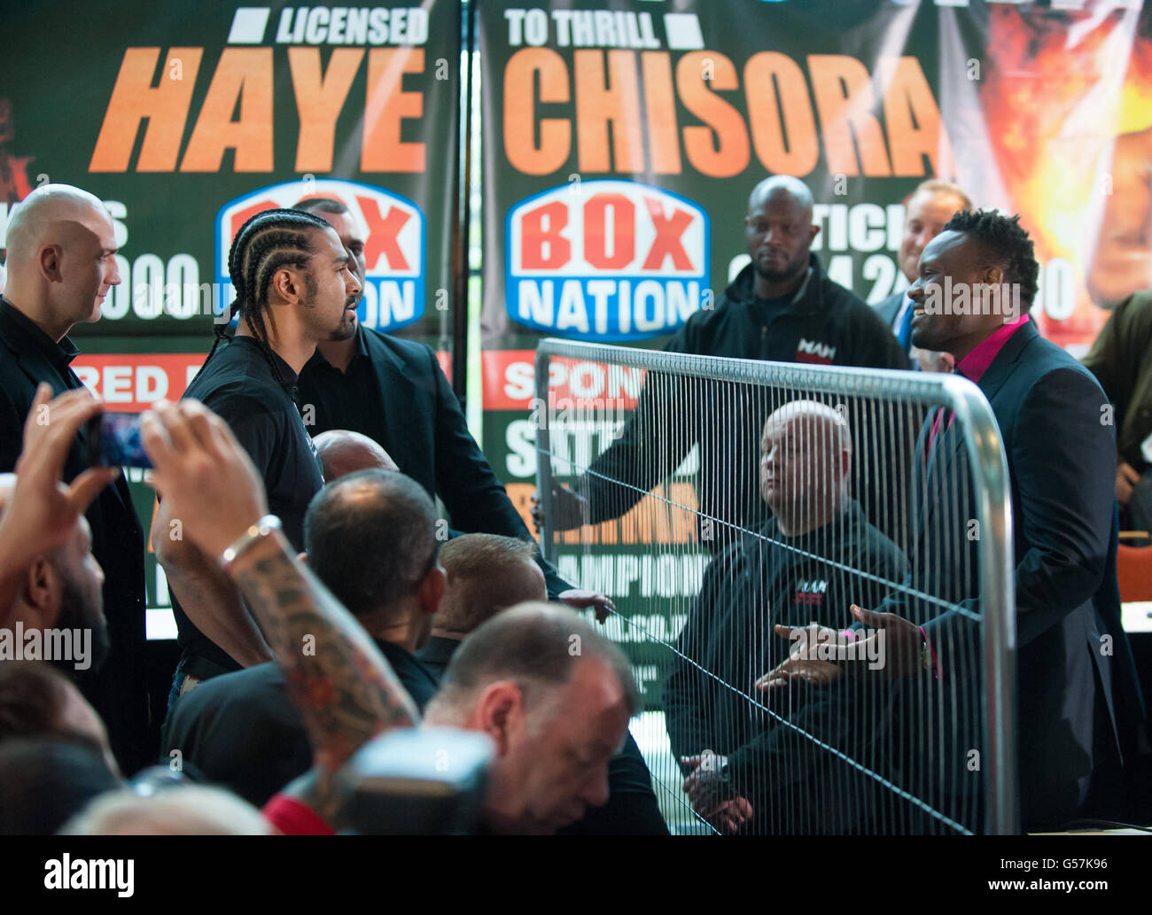 Boxing - David Haye and Dereck Chisora Press Conference - Park Plaza ...