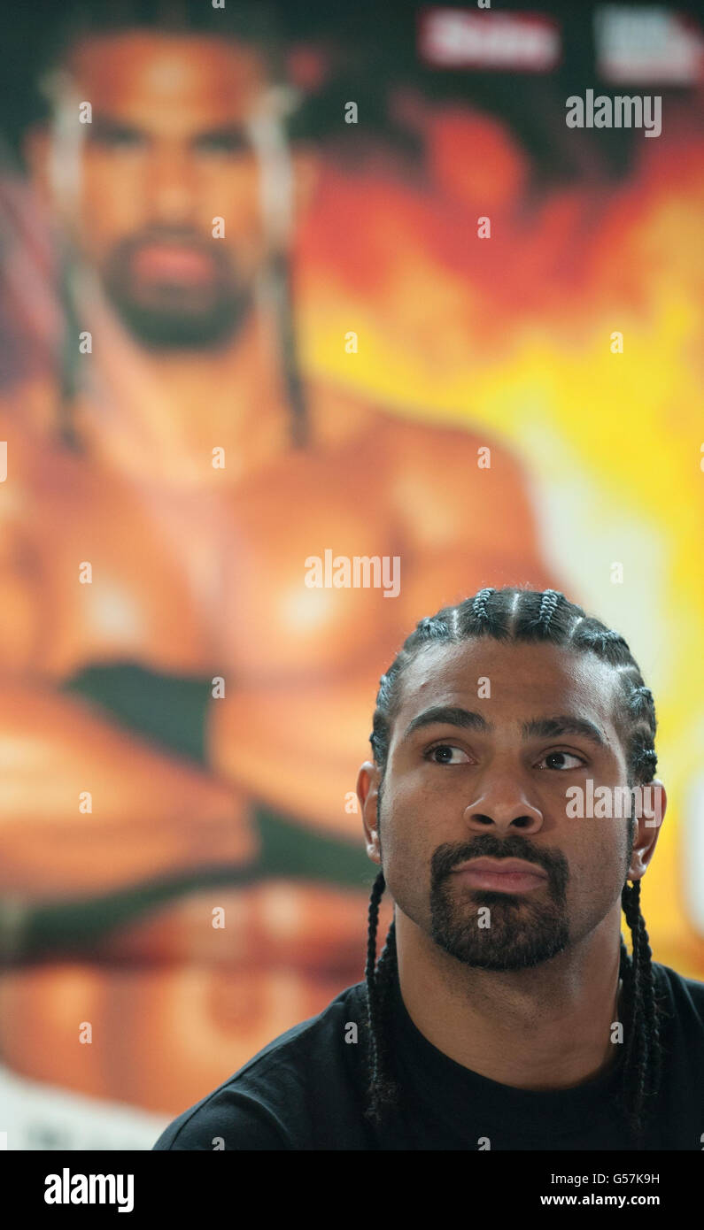 Boxing - David Haye and Dereck Chisora Press Conference - Park Plaza ...