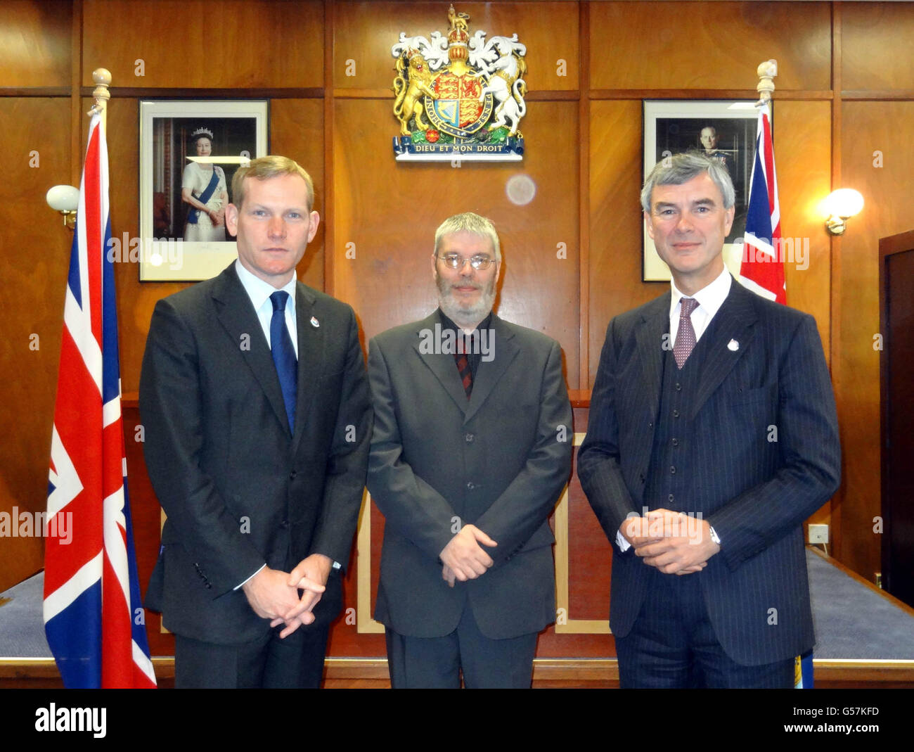 Falkland islands governor nigel haywood hi-res stock photography and ...