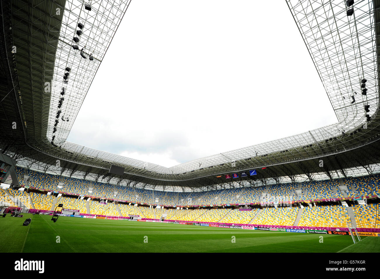 Soccer - UEFA Euro 2012 - Arena Lviv - Lviv Stock Photo - Alamy