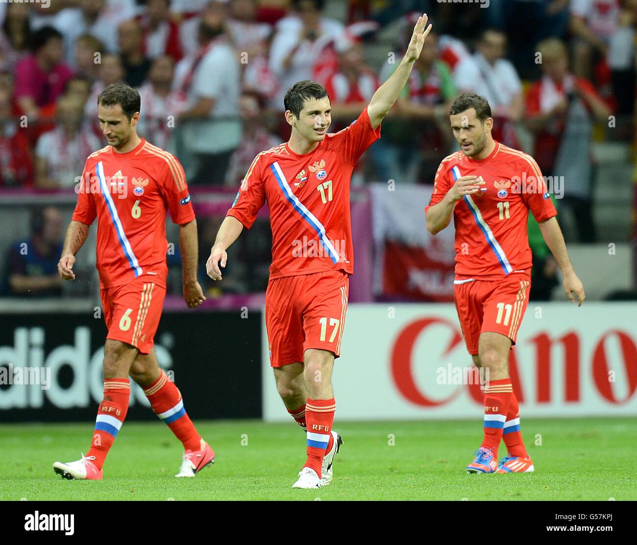 Soccer - UEFA Euro 2012 - Group A - Poland v Russia - National Stadium ...