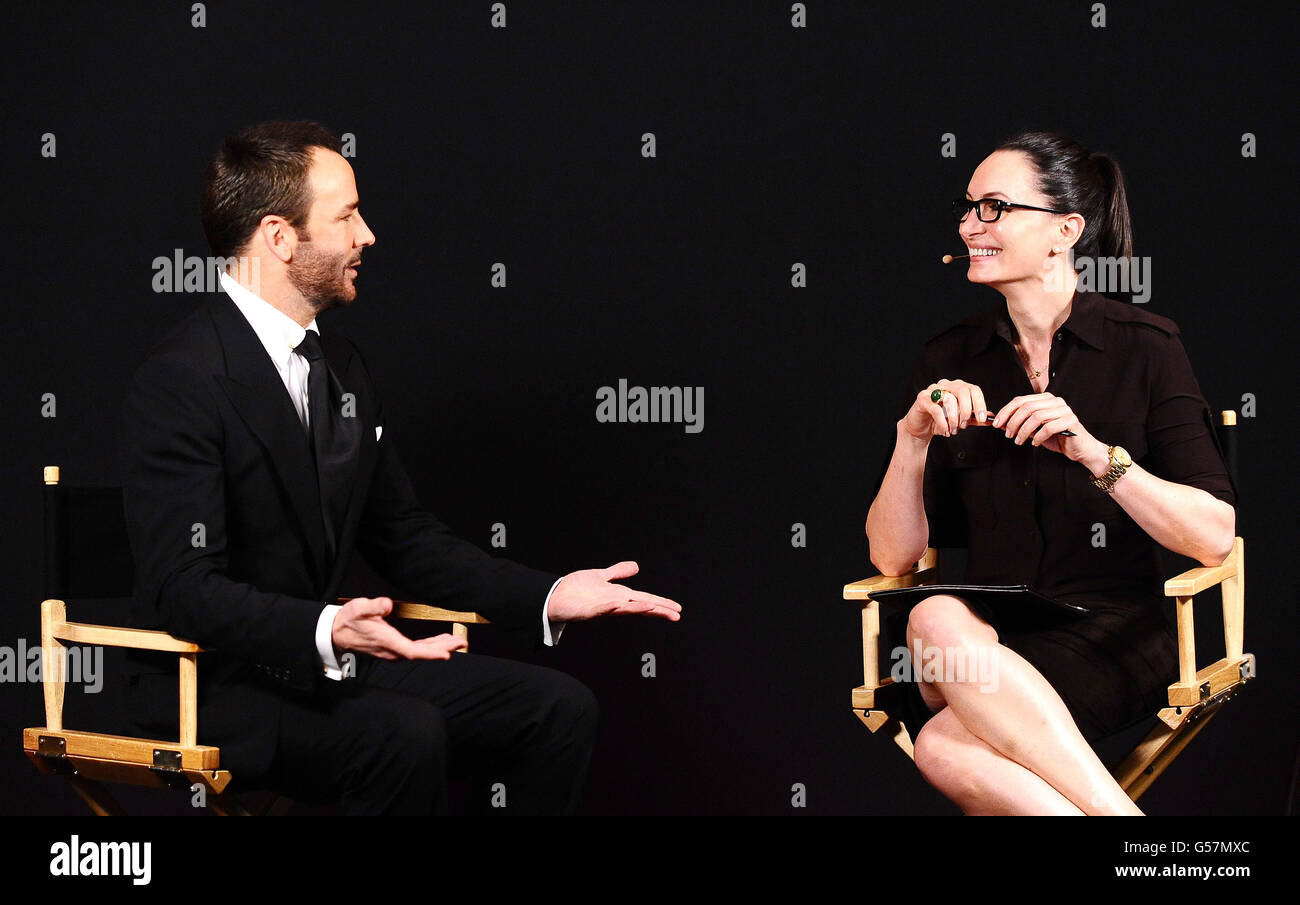 American designer tom ford discusses his career with paula reed hi-res ...