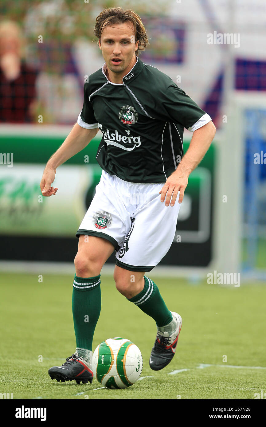 European legends v international fc pub cup winners bolo hi-res stock ...