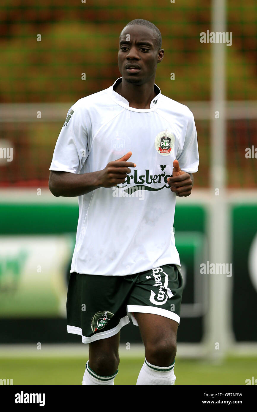 International FC players in action against the European Legends Stock ...