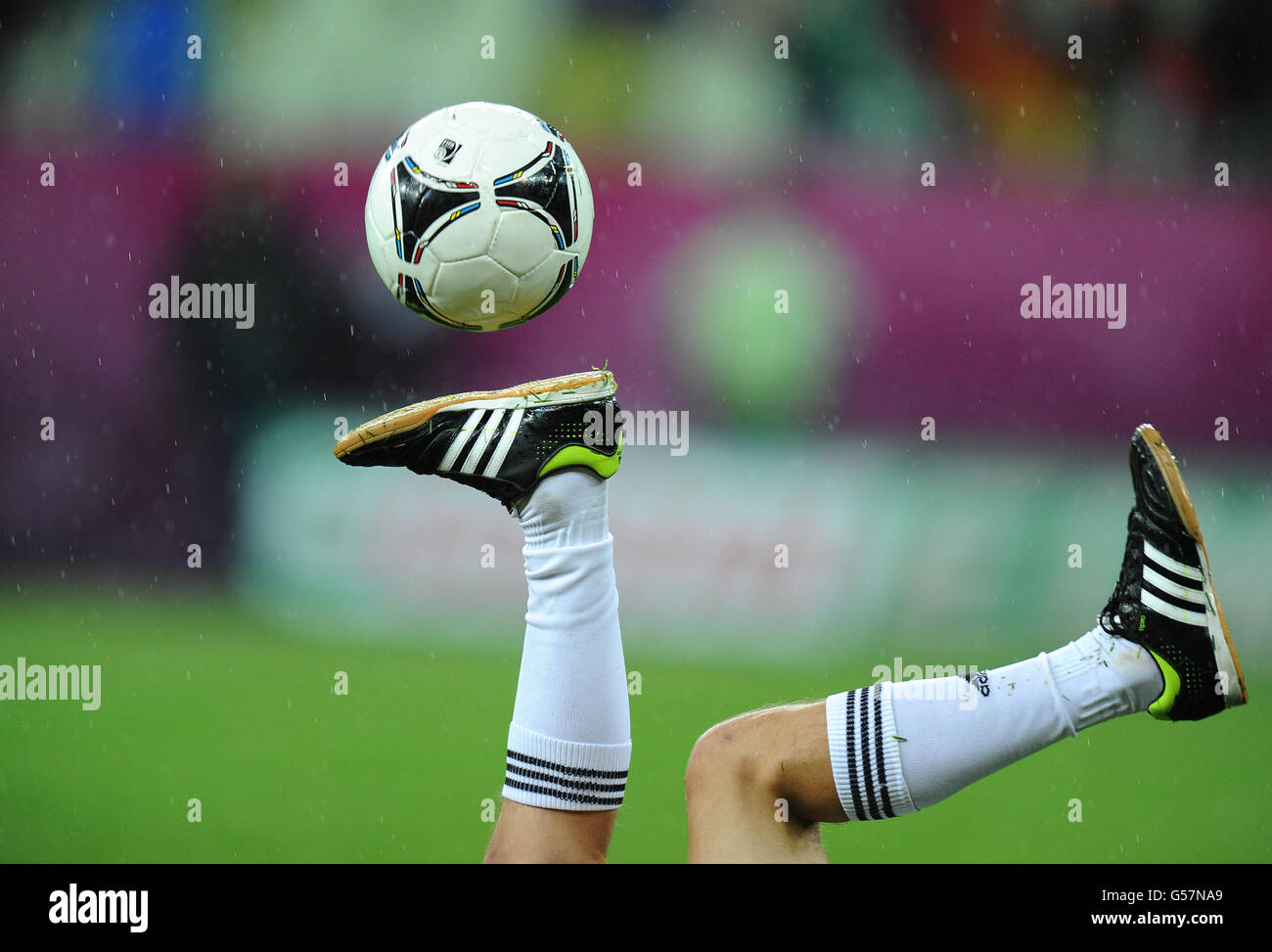 Ball jungling during half time break hi-res stock photography and ...