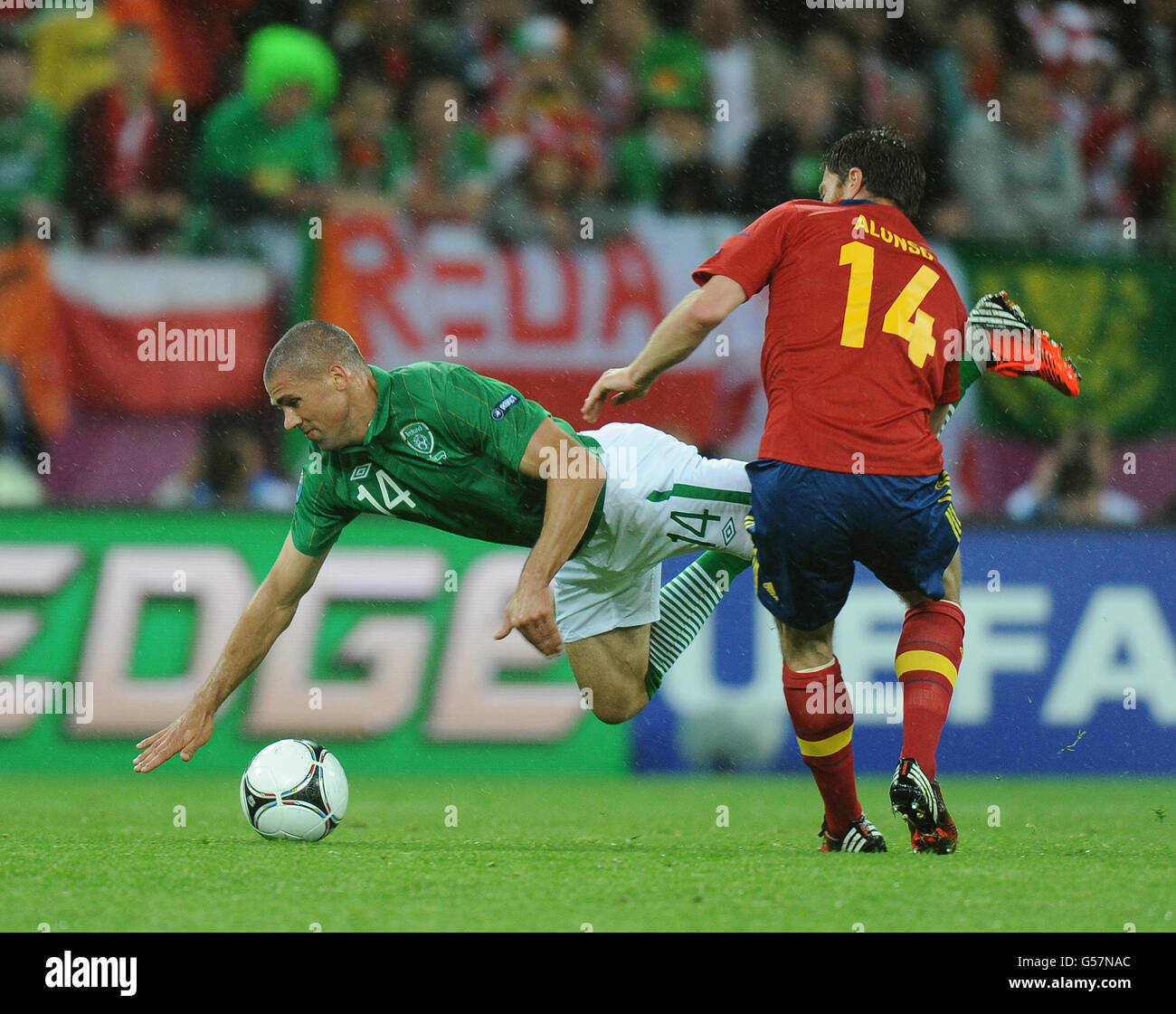 Soccer - UEFA Euro 2012 - Group C - Spain v Republic of Ireland - Arena ...