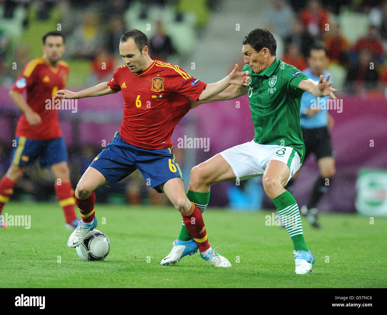 Uefa euros 2012 iniesta hi-res stock photography and images - Alamy