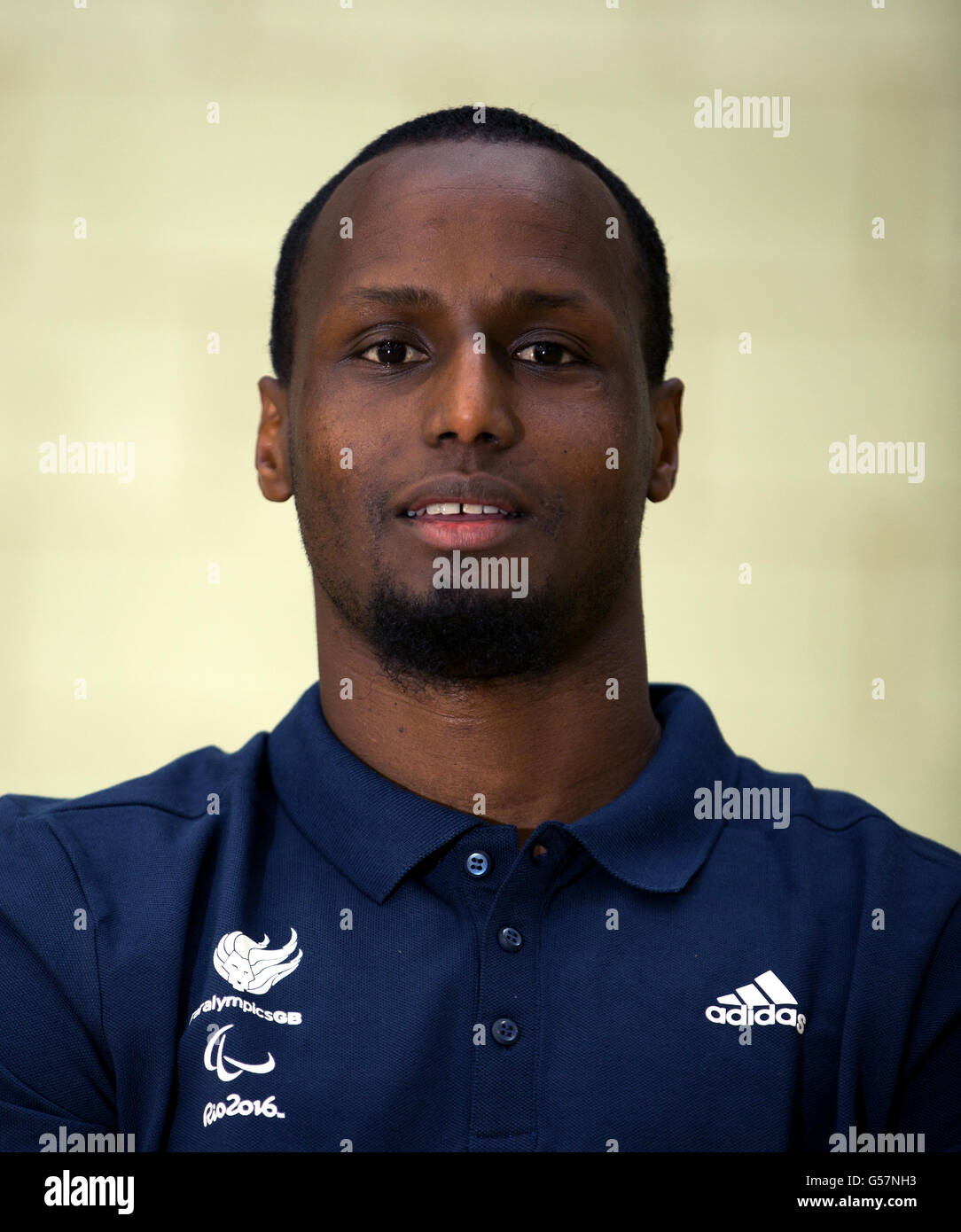 ParalympicsGB Abdi Jama poses for a photo during the team announcement ...