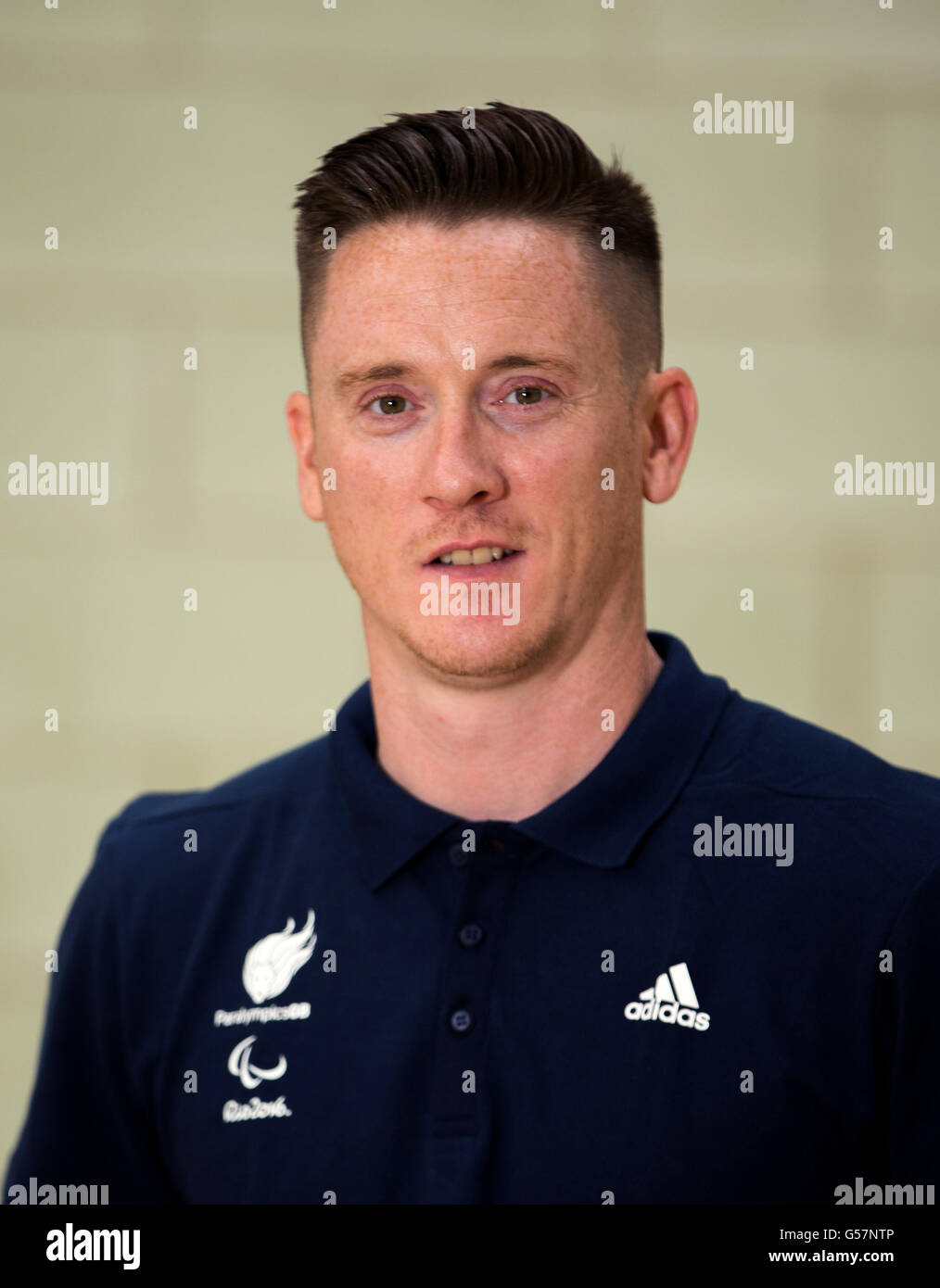 ParalympicsGB Terry Bywater poses for a photo during the team ...