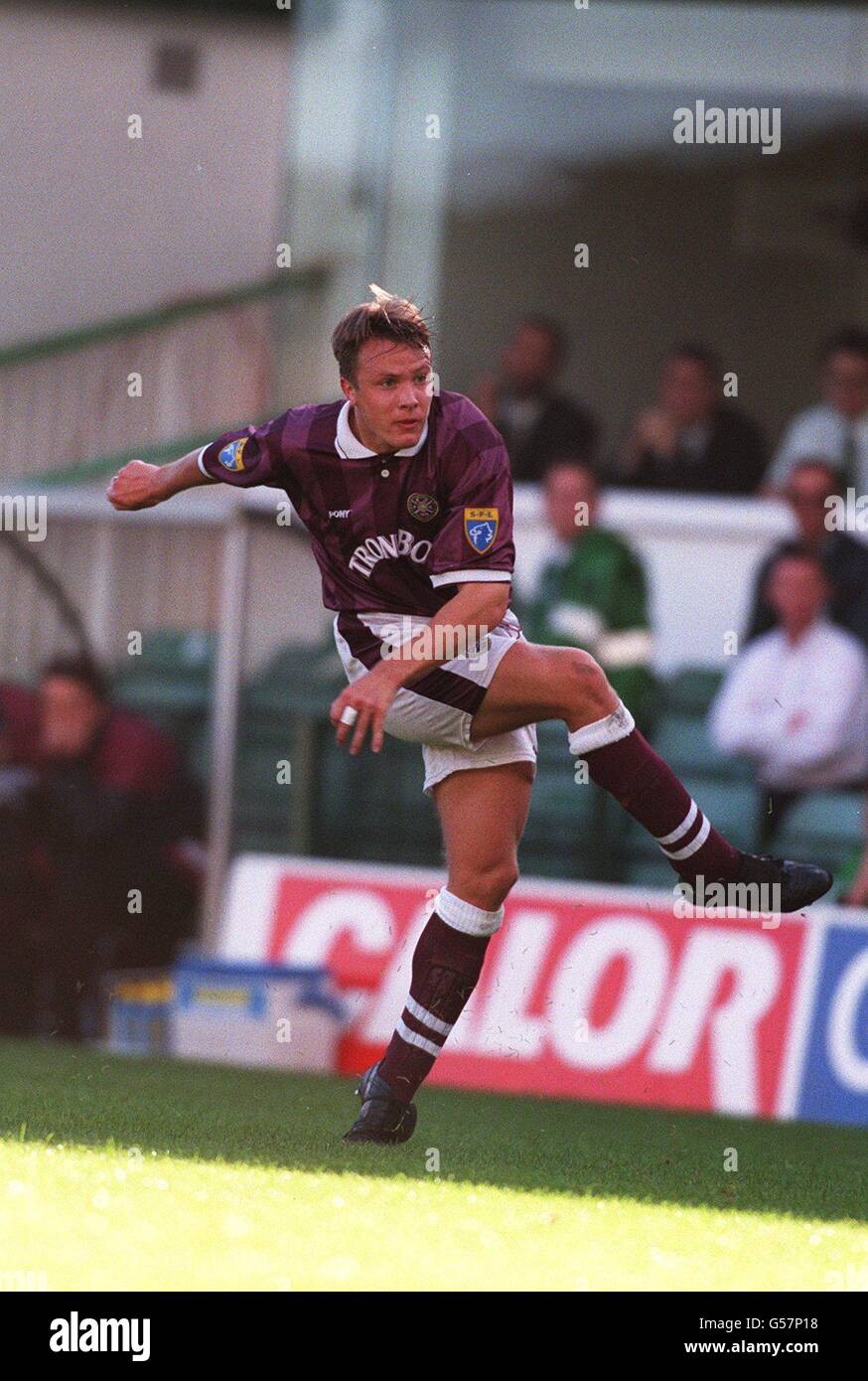 SCOTTISH SOCCER. DAVID HAGEN, HEARTS Stock Photo - Alamy
