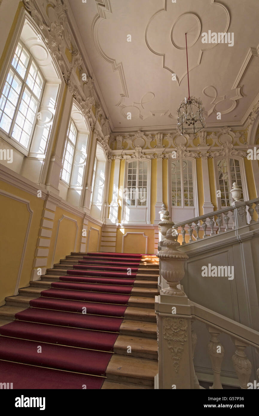 PILSRUNDALE, LATVIA - JUNE 9, 2016: Interior of Rundale palace.It is ...
