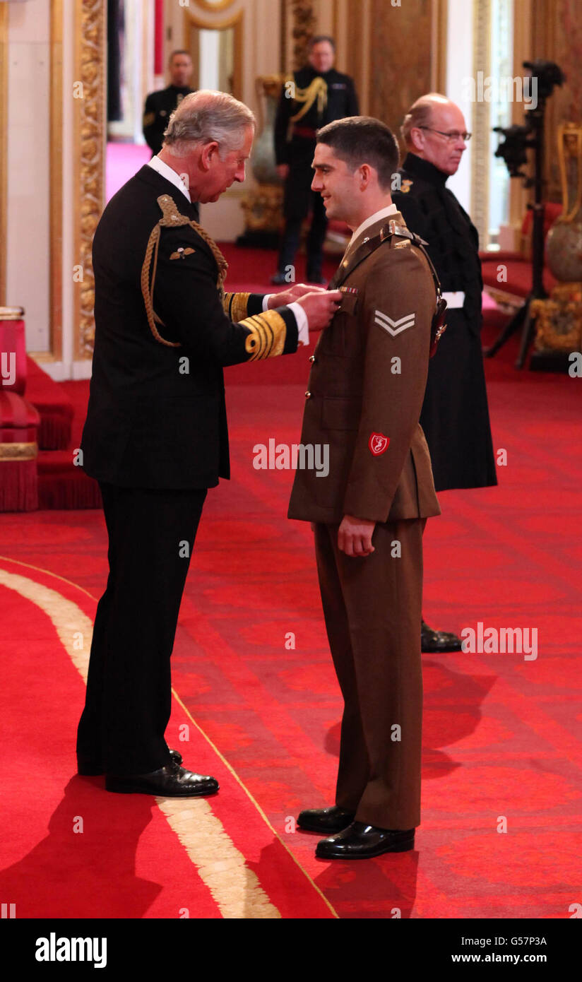 Corporal Jason Robinson, The Queen's Royal Hussars is decorated with ...