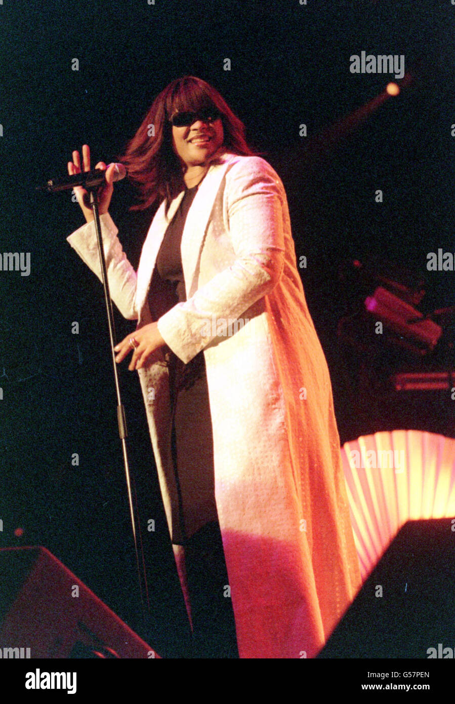 Gabrielle Concert London. Singer Gabrielle performing on stage during ...
