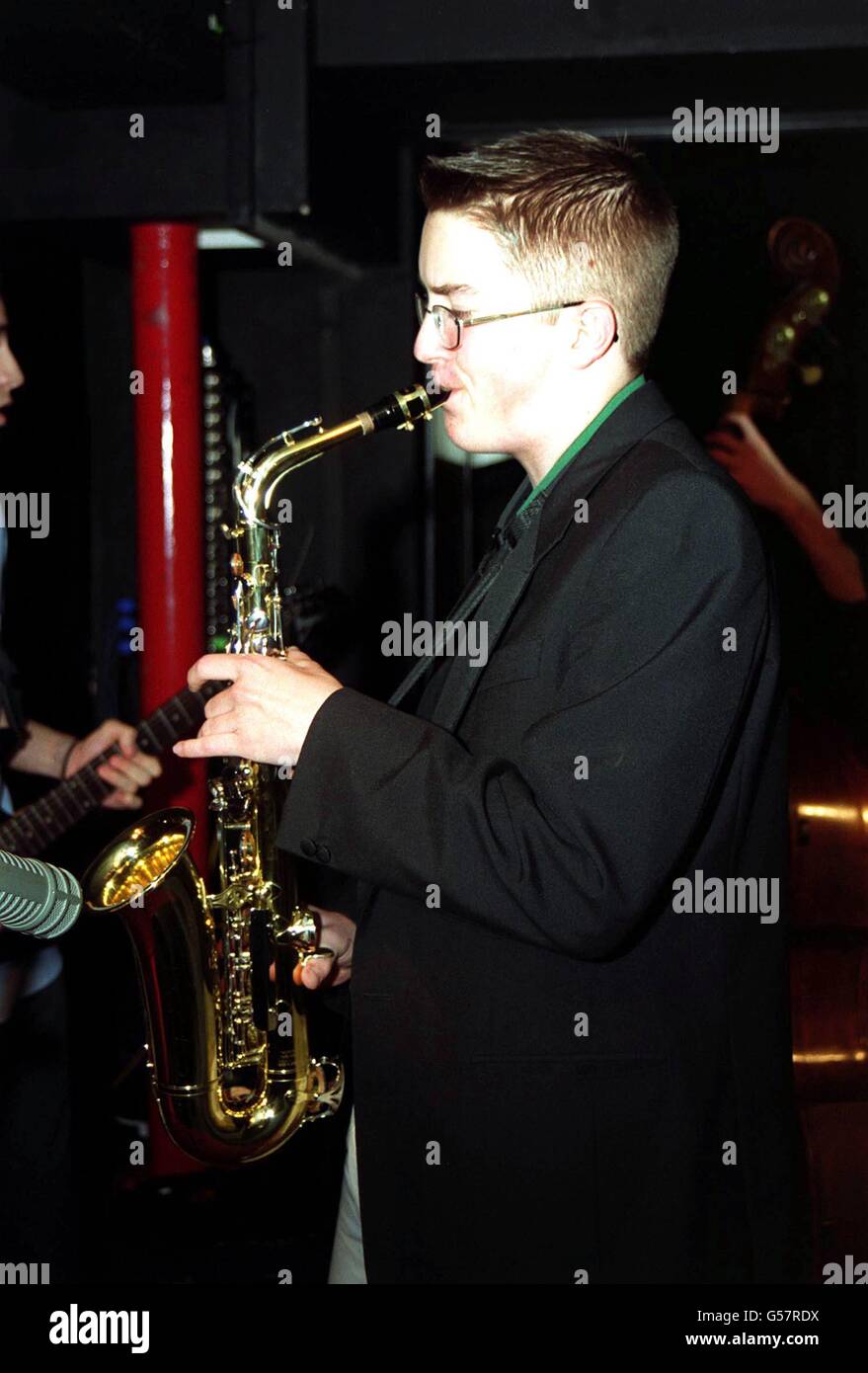 David Ward on the alto saxophone from Woodbridge High school in London ...