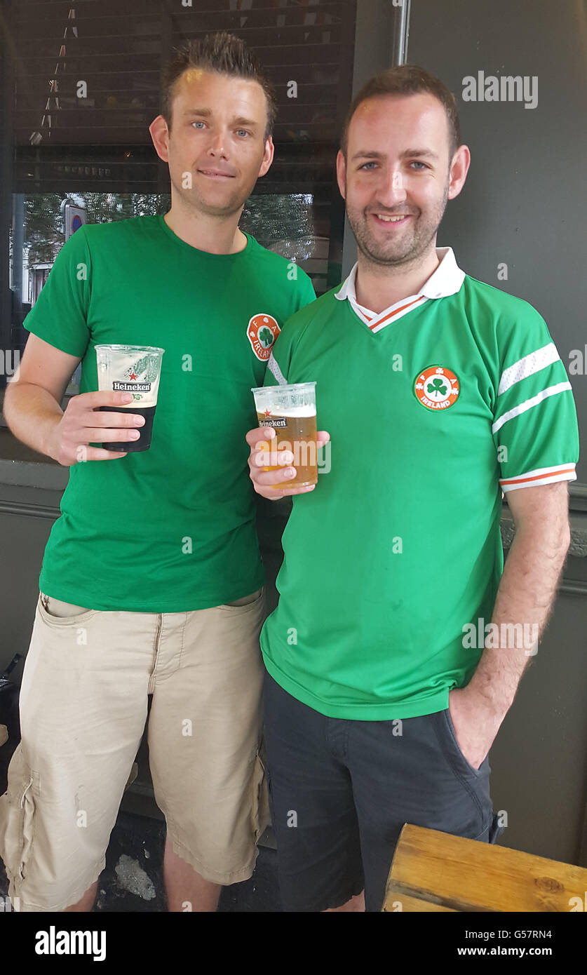 Dave Butler and Paul Maharaj in Lille, France, who is originally from ...