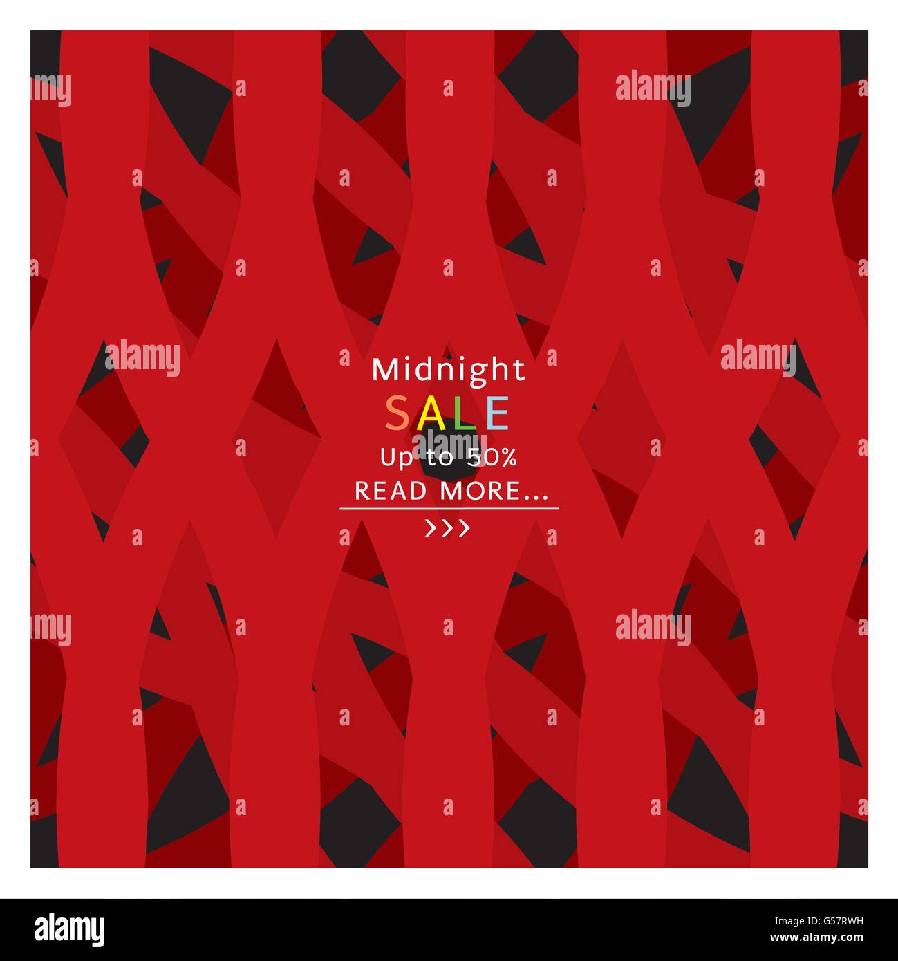 Midnight Sale Banner Vector Illustration Stock Vector Image & Art - Alamy