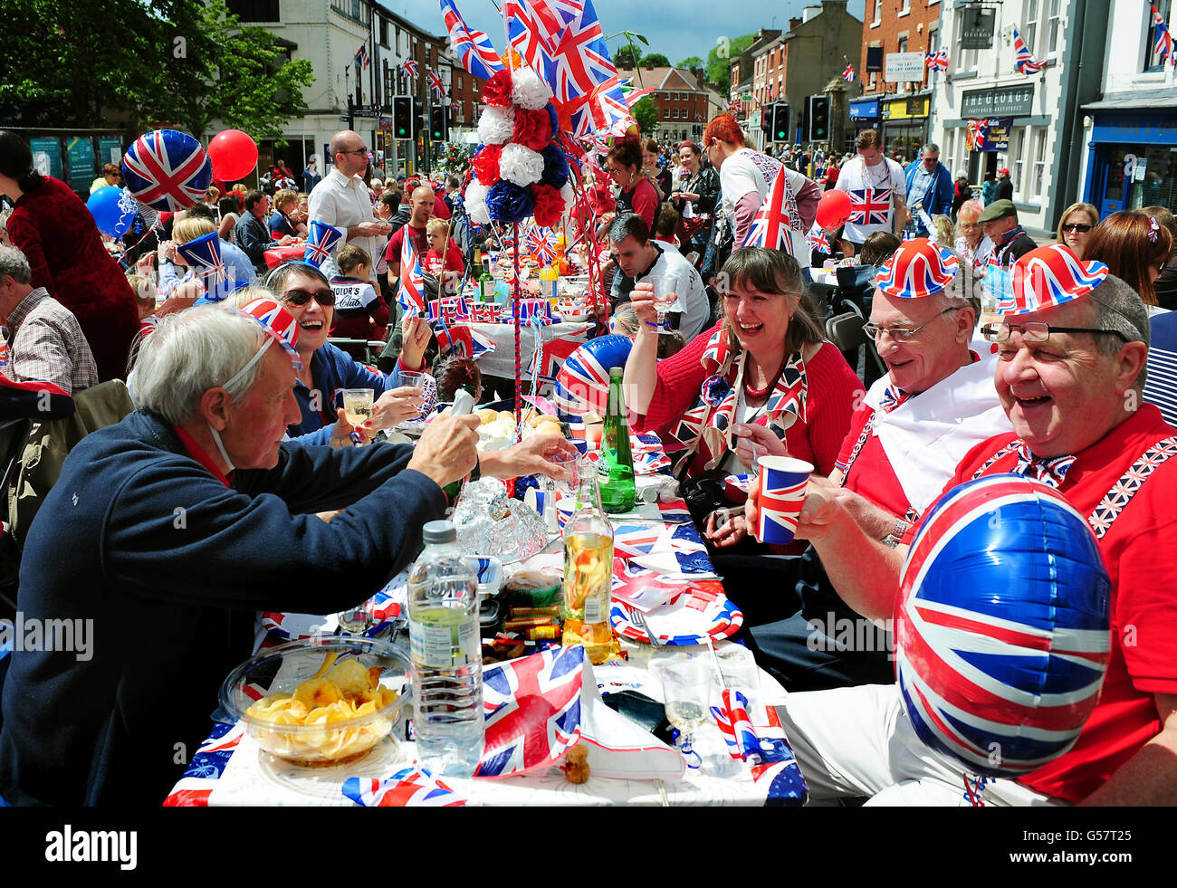 Diamond Jubilee celebrations Stock Photo - Alamy