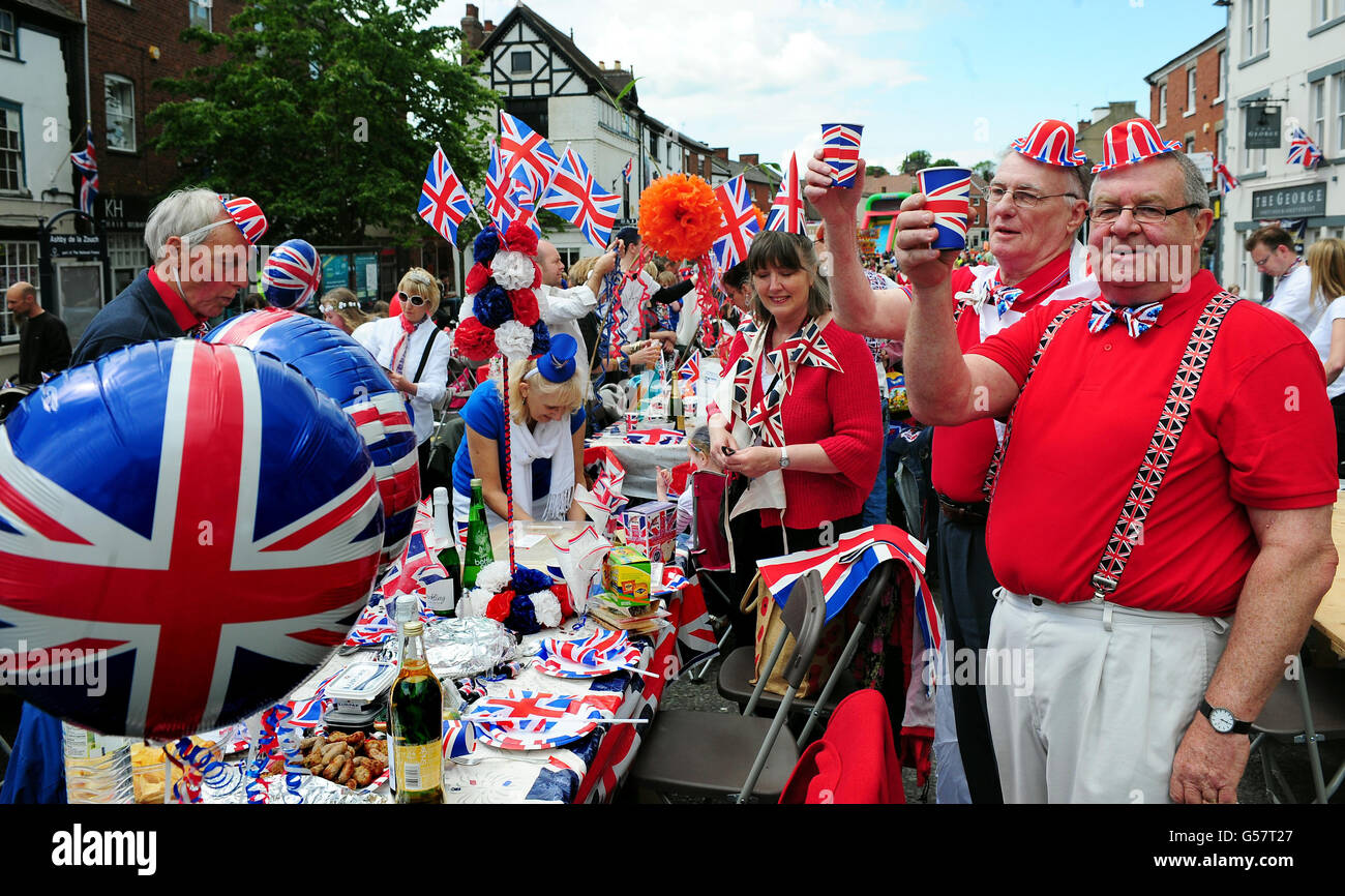 Diamond Jubilee celebrations Stock Photo - Alamy