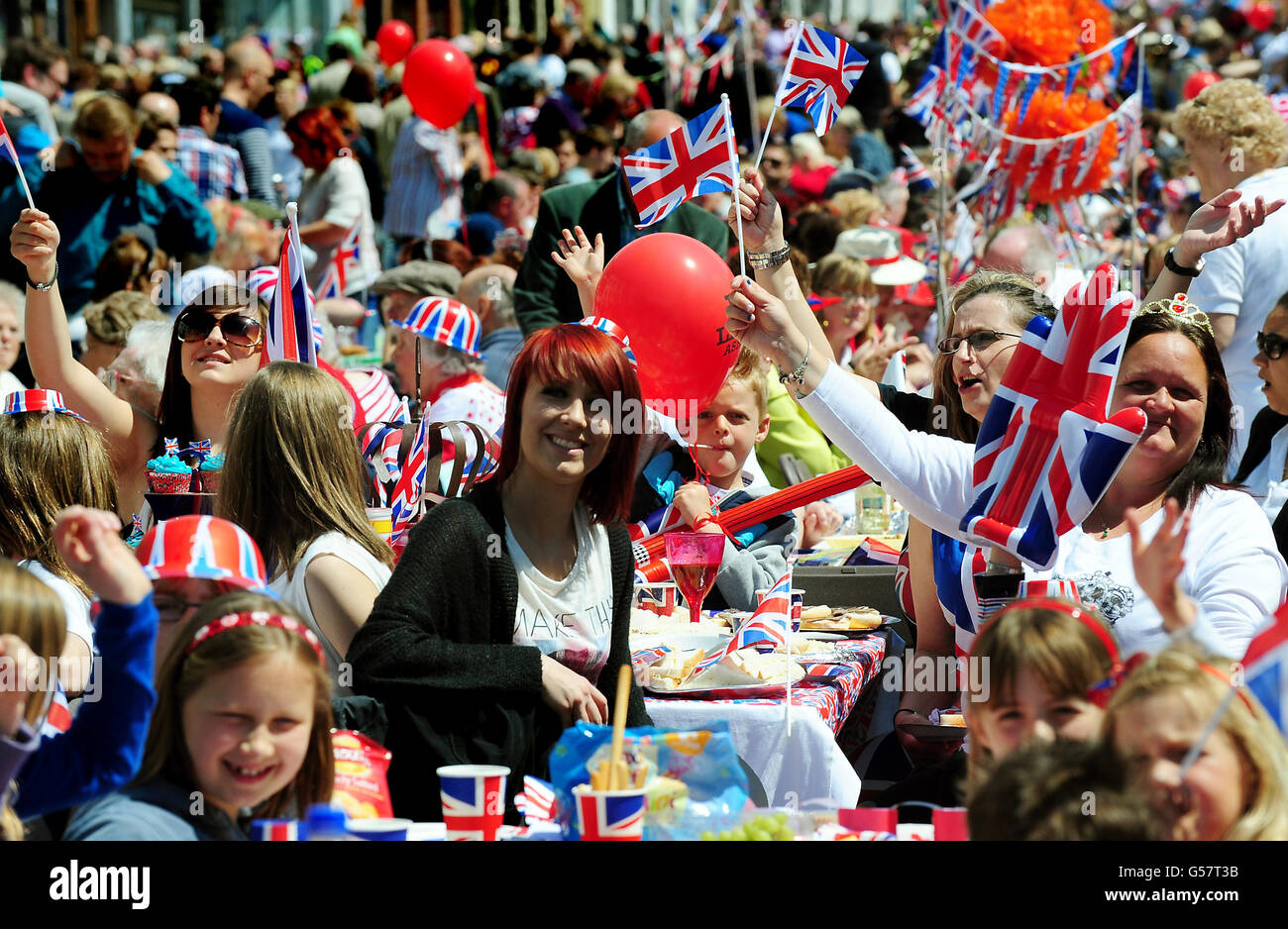 Diamond Jubilee celebrations Stock Photo - Alamy Diamond Jubilee celebrations Stock Photo - Alamy