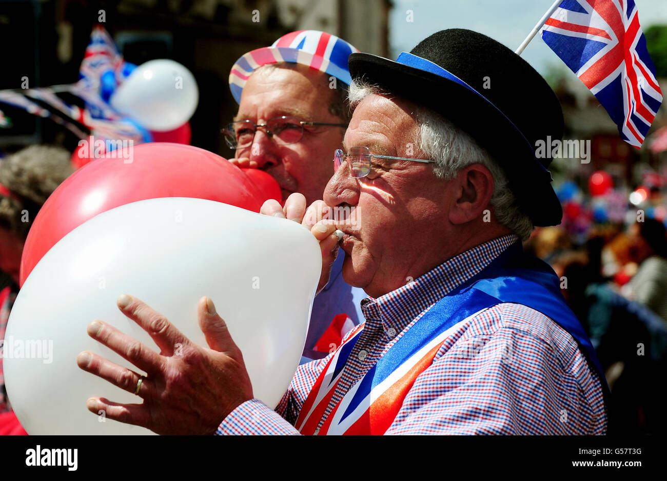 Diamond Jubilee celebrations Stock Photo - Alamy