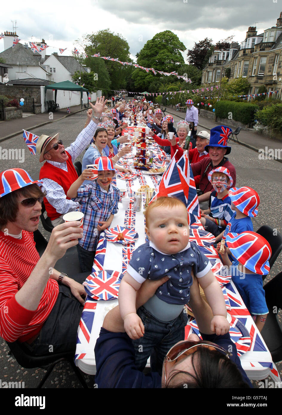 Diamond Jubilee celebrations Stock Photo - Alamy