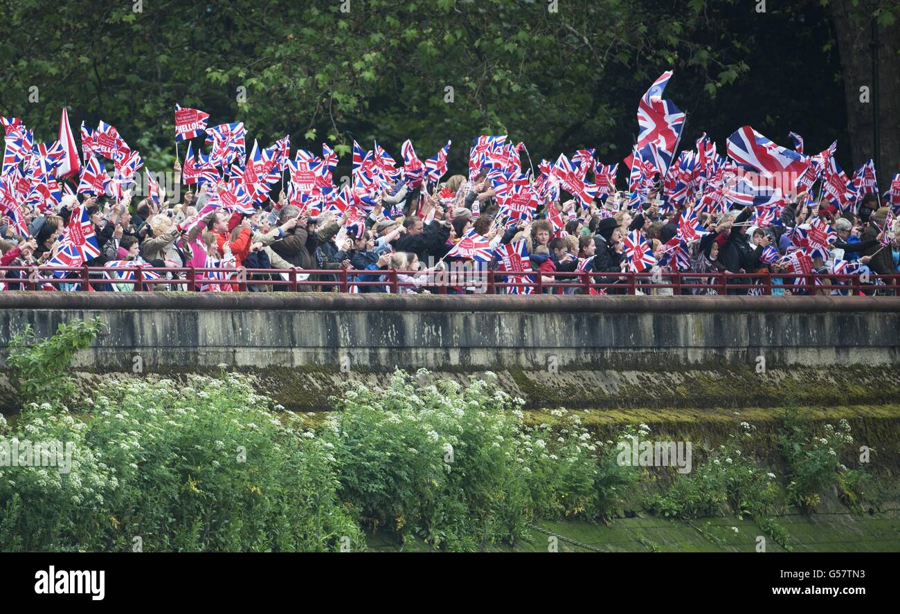 Diamond Jubilee celebrations Stock Photo - Alamy