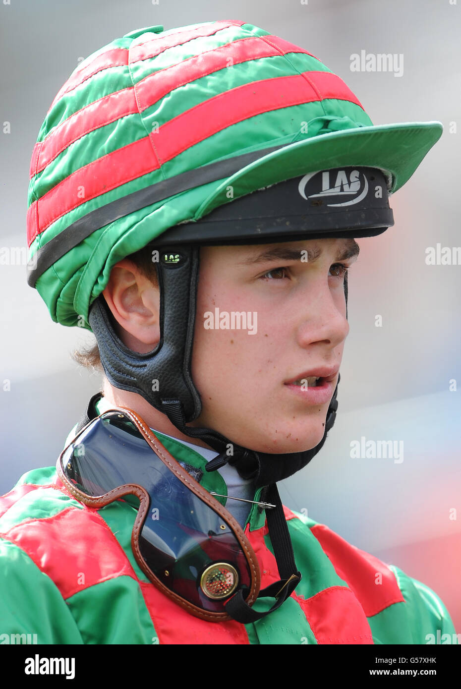 Horse Racing - Doncaster Races. Jason Hart, jockey Stock Photo - Alamy