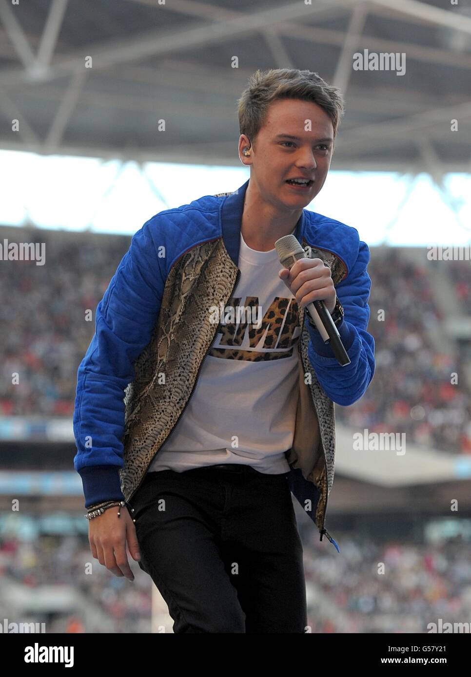 Conor maynard performs capital fms summertime ball wembley stadium hi ...