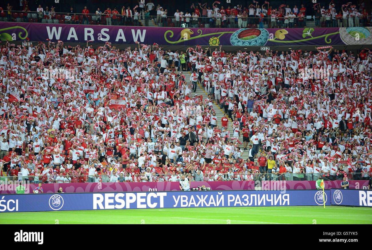 Soccer - UEFA Euro 2012 - Group A - Poland v Russia - National Stadium ...