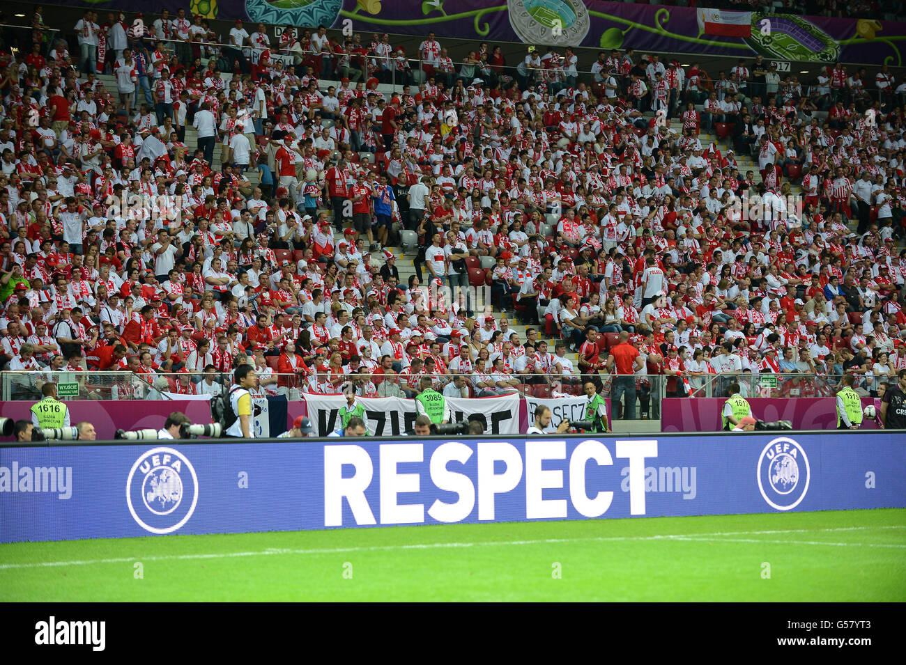 Football general view uefa respect hi-res stock photography and images ...