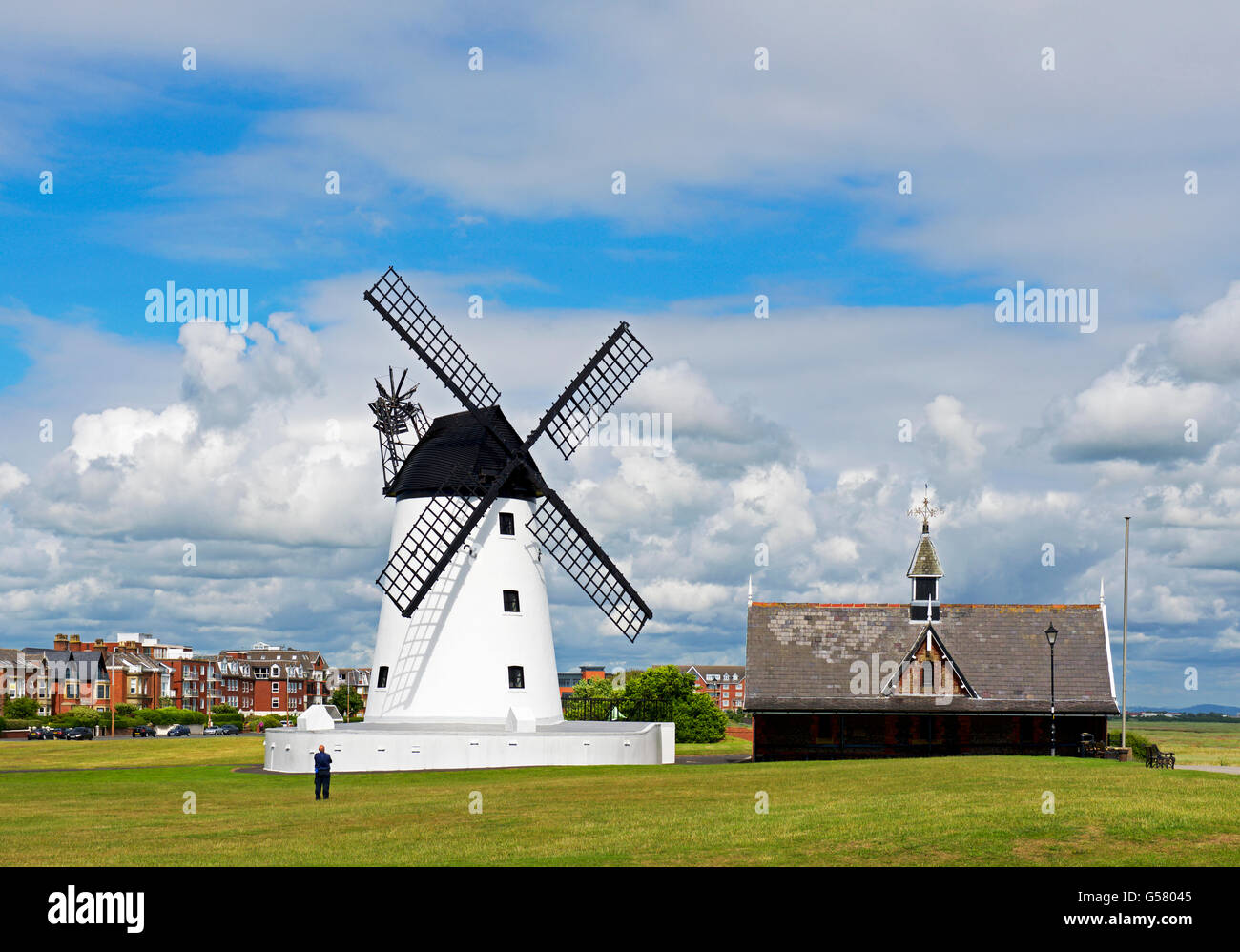 Lytham Windmill, Lytham St Annes, Lancashire, England UK Stock Photo ...