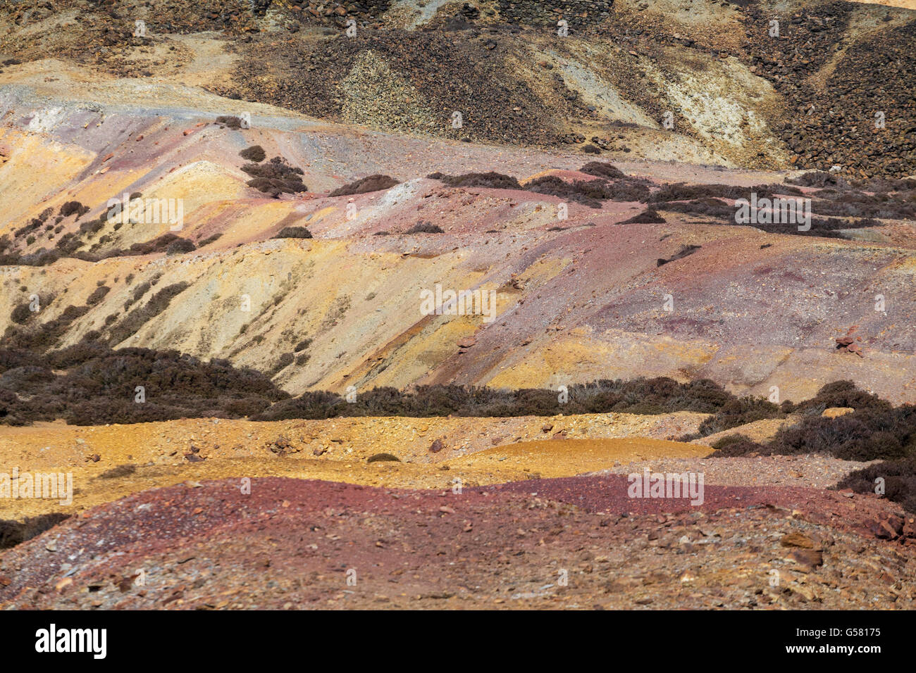 Parys Mountain Copper Mine, north-east Anglesey, Wales, UK Stock Photo ...