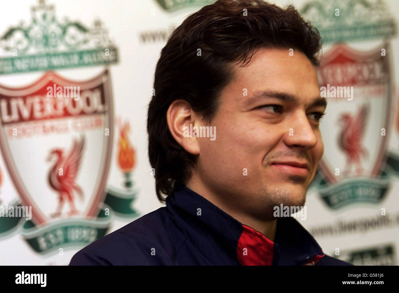 Liverpool Jari Litmanen Stock Photo - Alamy