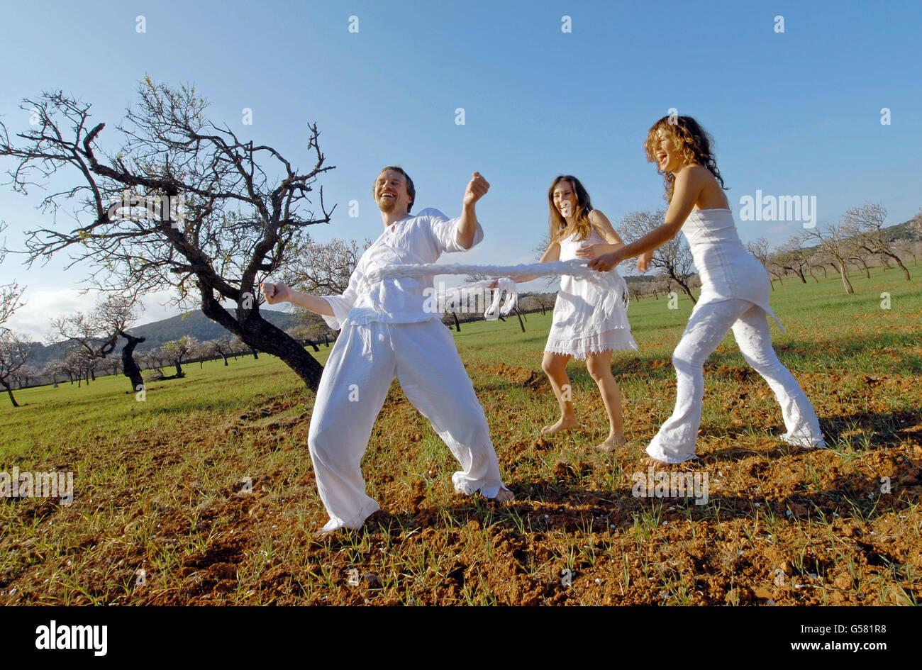 Spanish women friends hug hi-res stock photography and images - Alamy