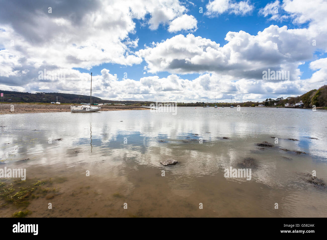 Red Wharf Bay Isle of Anglesey Stock Photo - Alamy