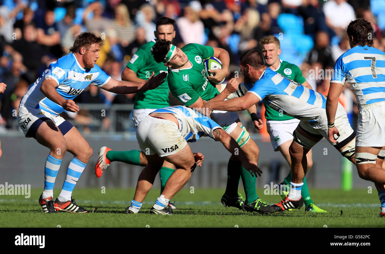 Ireland's Max Deegan finds no way through Argentina's defences during ...