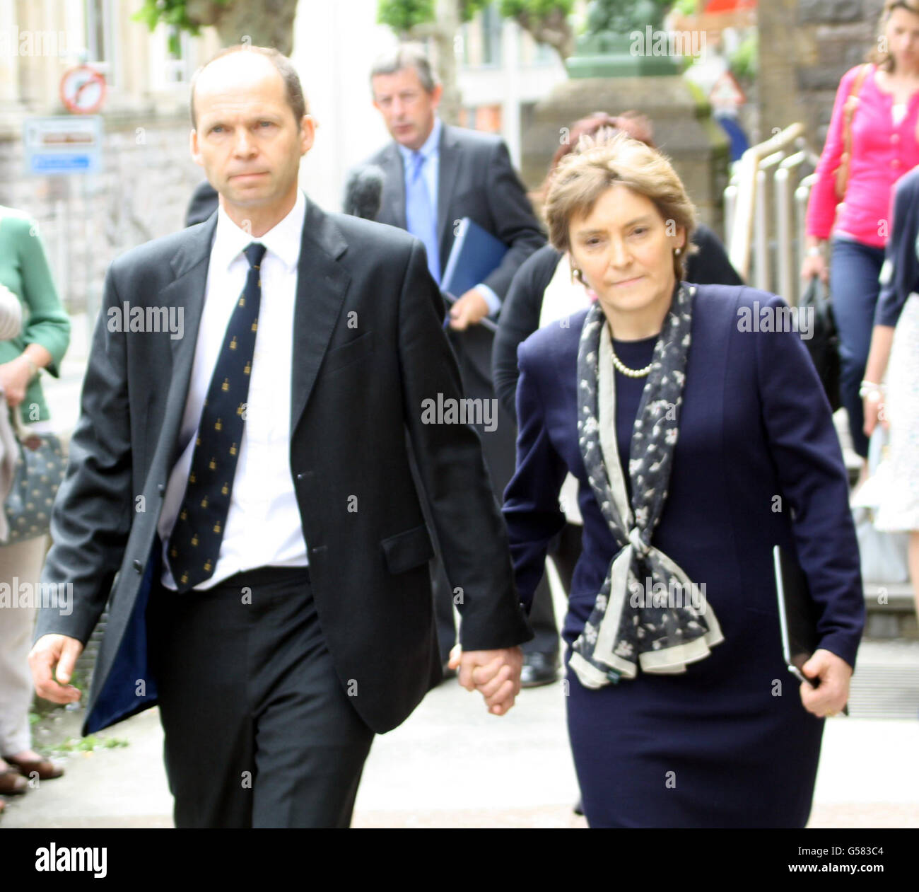 The parents of 14 year old fiona geraghty hi-res stock photography and images - Alamy