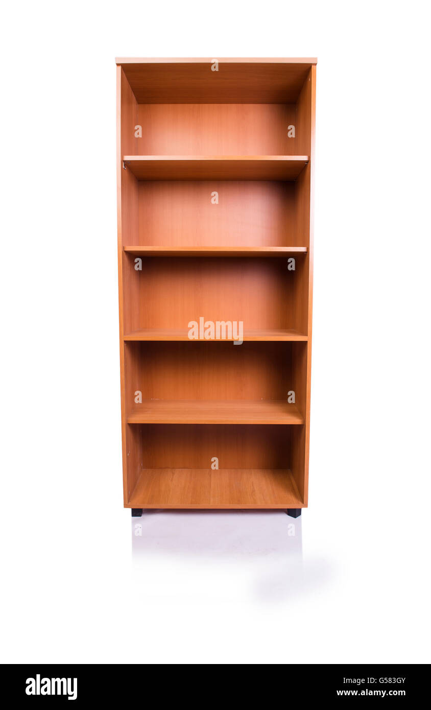 Office cabinet shelf isolated on white background Stock Photo - Alamy