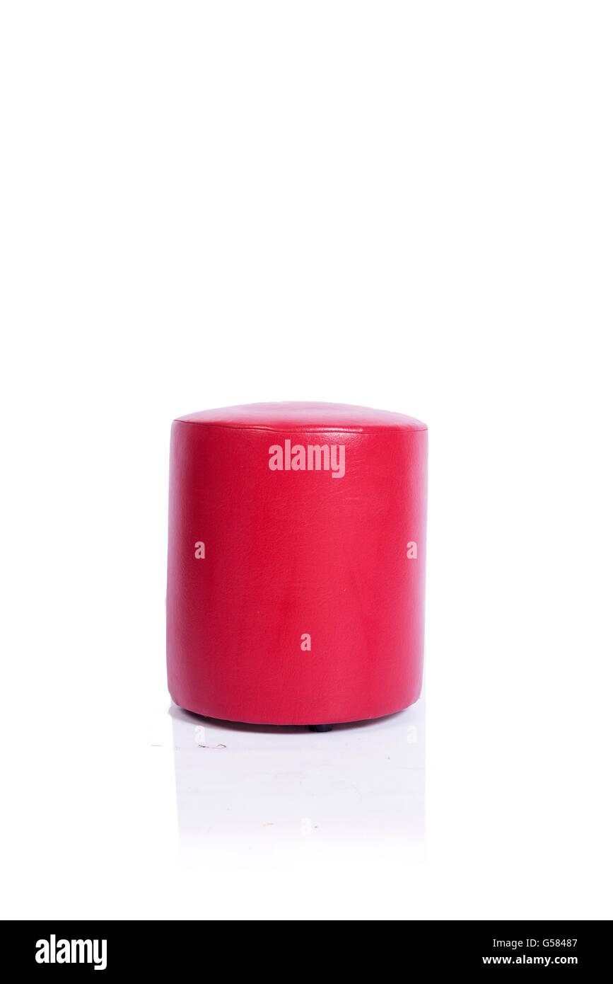 Pouf stool Cut Out Stock Images & Pictures - Alamy
