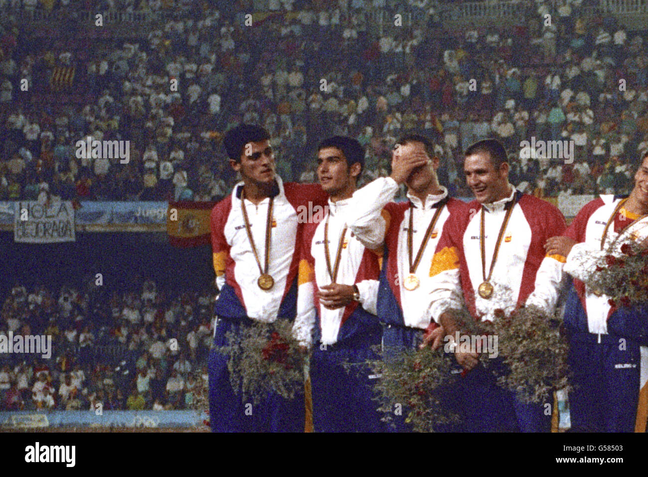 Soccer - 1992 Barcelona Olympics - Soccer - Final - Poland v Spain ...