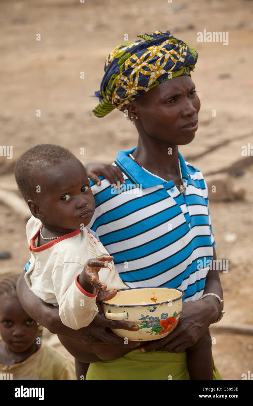 Starving African Woman