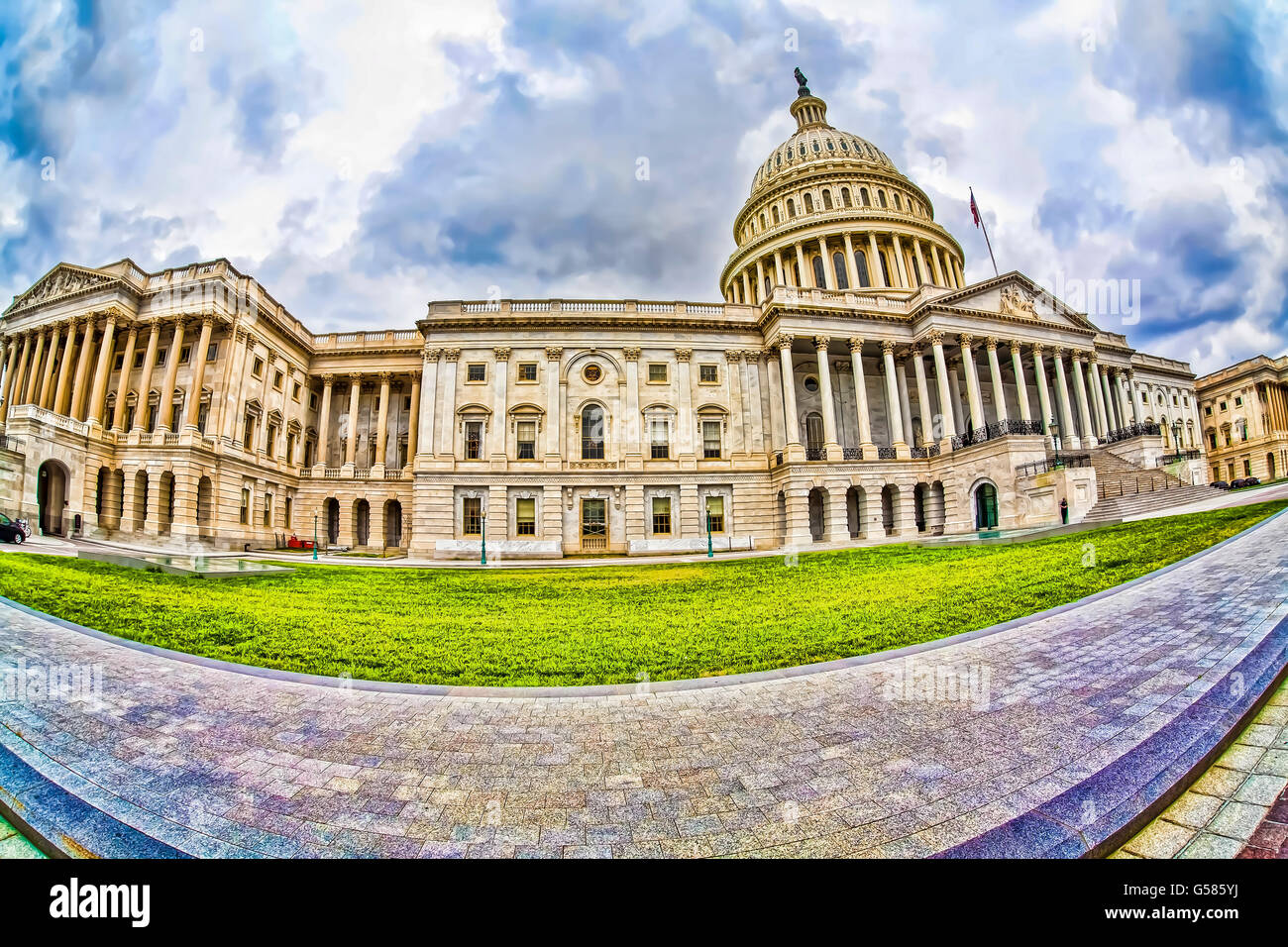 rear of us capitol building, washington, d.c Stock Photo - Alamy