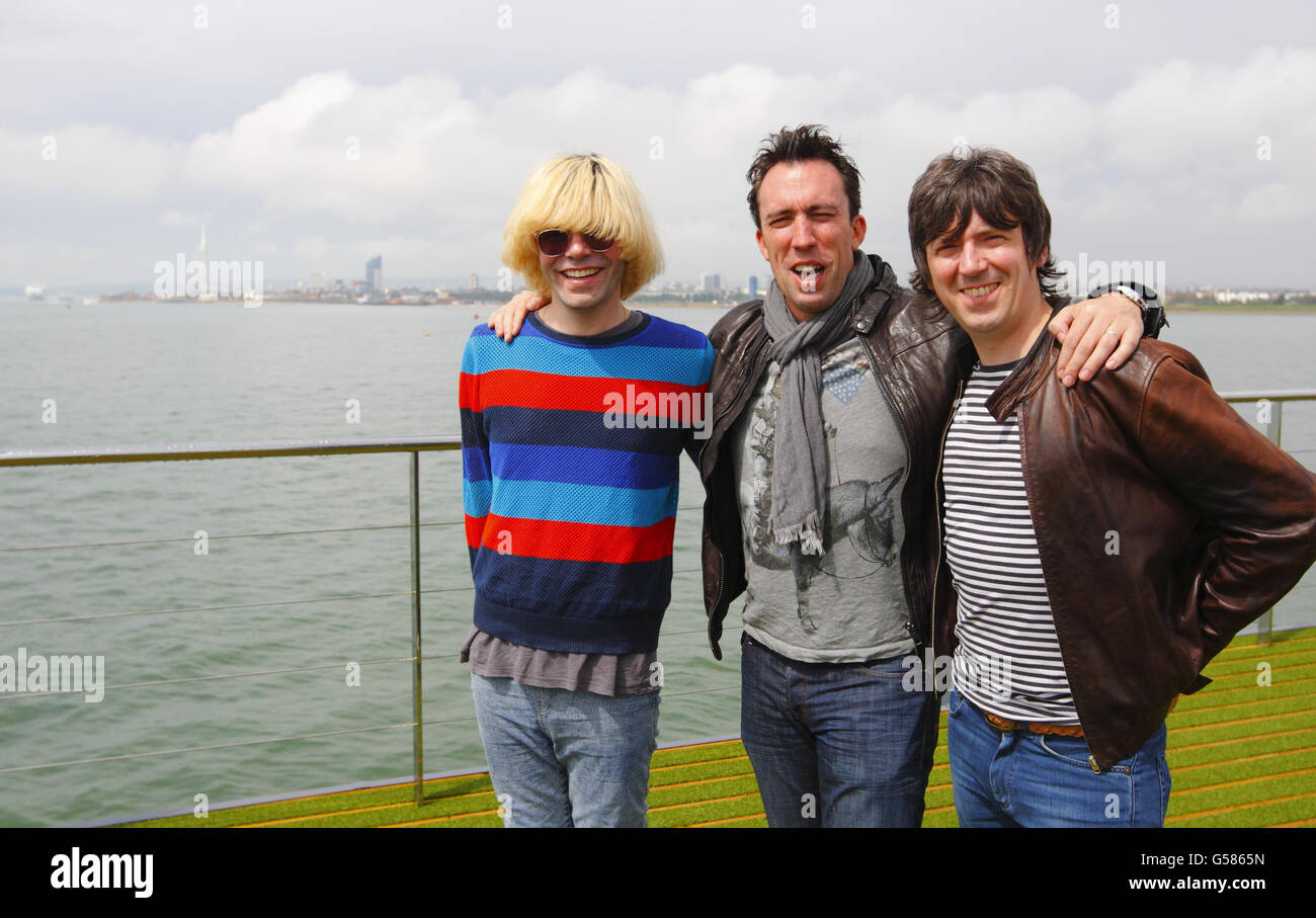 Who play isle wight festival in newport weekend hi-res stock ...