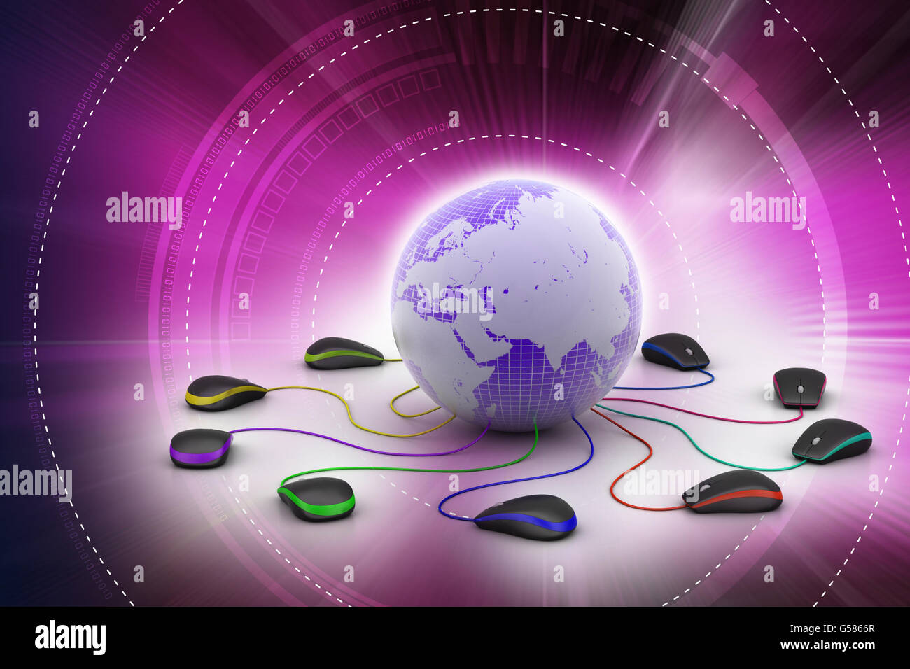 Mouse map hi-res stock photography and images - Alamy