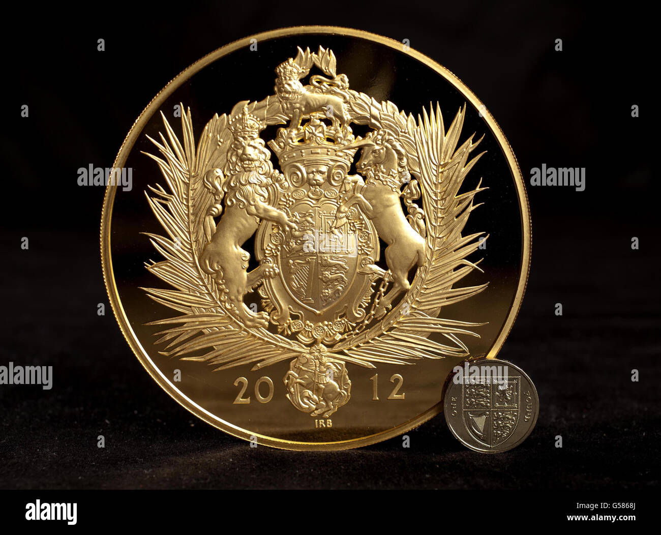 Jubilee Kilo coins Stock Photo - Alamy